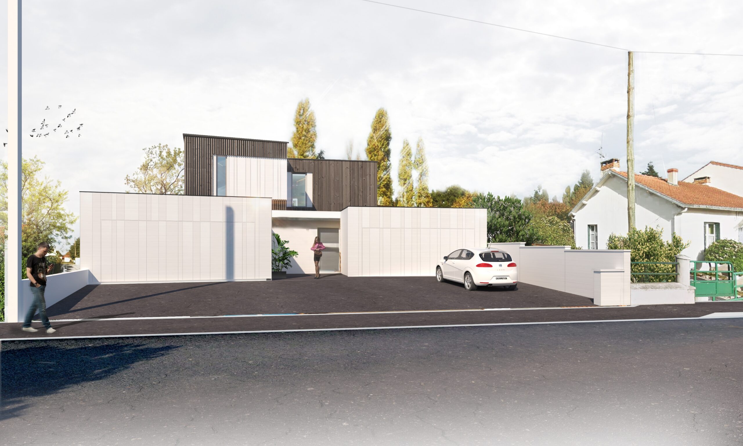 Projet d'extension d'une maison contemporaine à Clisson - Atelier ...